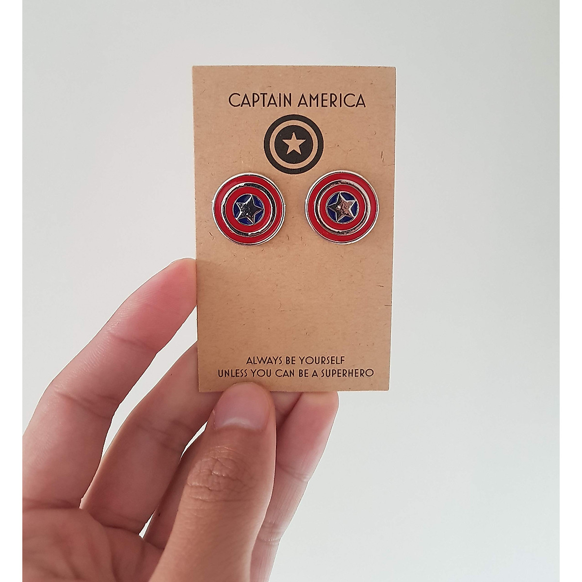 Superhero Cufflinks Wedding/Birthday Set of 5: Iron Man Spiderman Captain America Thor Hulk Marvel Collection