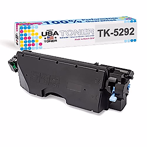 MADE IN USA TONER Compatible Replacement for use in Kyocera ECOSYS P7240cdn, TK-5292 TK-5292K (Black, 1 Cartridge)