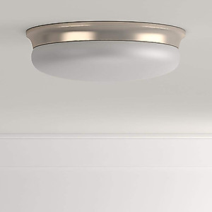 Hampton Bay 13" Brushed Nickel LED Flushmount - Model #HGV3011L-2/BN