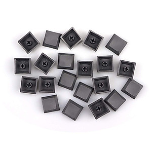 108 Key Mechanical Keyboard Pbt Keycap XDA 1u Mixded Color Gray Keycaps for Switches Gaming Mechanical Keyboard (Axis Body : 26 pcs, Color : Gray)