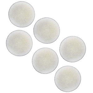 HQRP 6-Pack Fine Media Filter Pad Compatible with Eheim Classic 600 (2217) External Canister Filter; Part # 2616175 Replacement
