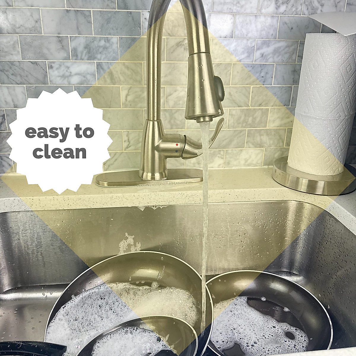 Berkley and Jensen Commercial Grade Non Sticking Frying Pan Set Of 3 (8inch , 10inch , 12inch )