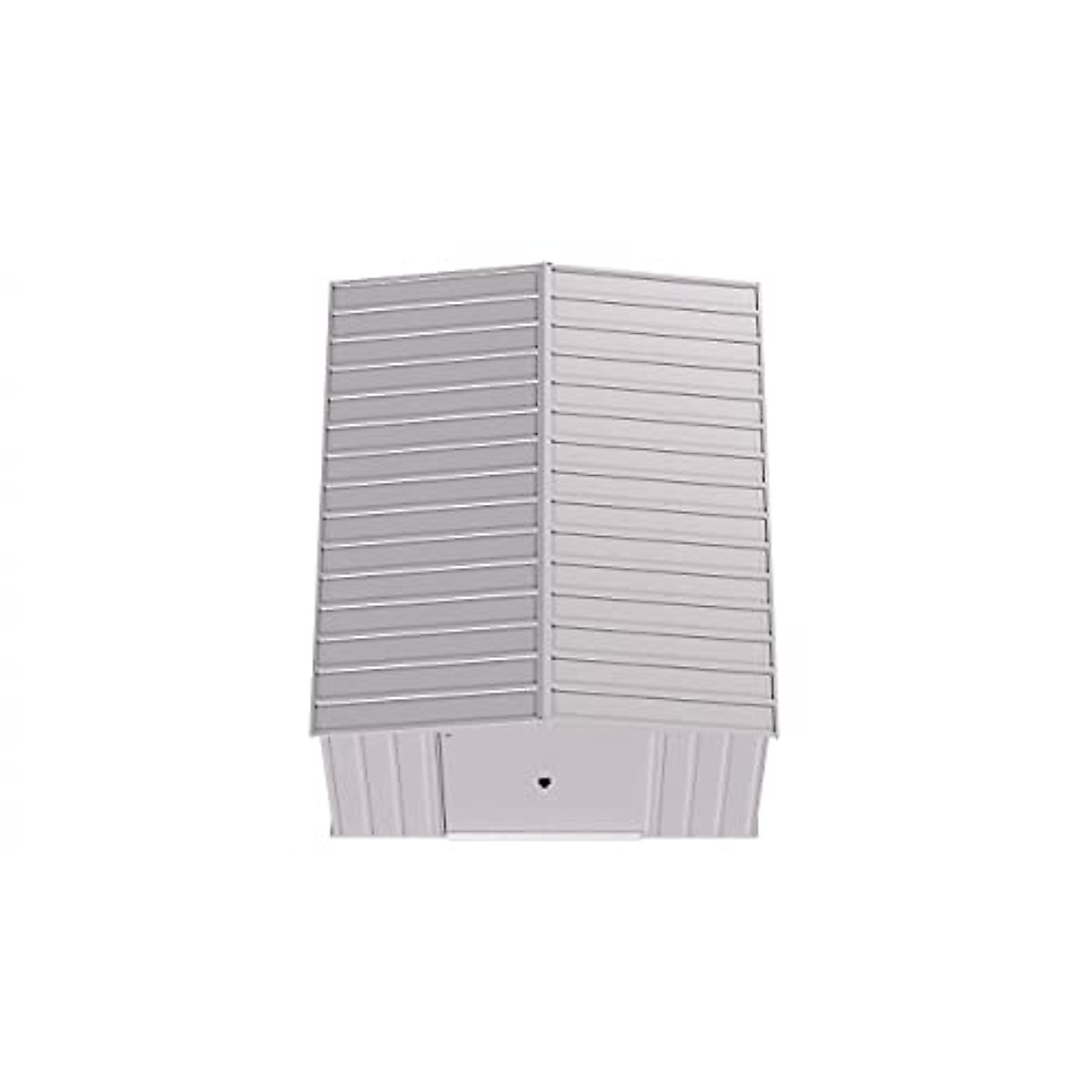 Arrow Classic Steel Storage Shed, 10x14, Flute Grey