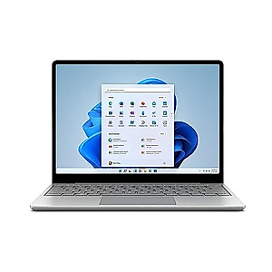 MICROSOFT Surface Laptop GO 2, 12.4" PIXELSENSE Touchscreen, 11TH GEN Intel: i5, 8GB RAM, 128GB SSD W10H-S Platinum (Renewed Premium),Silver