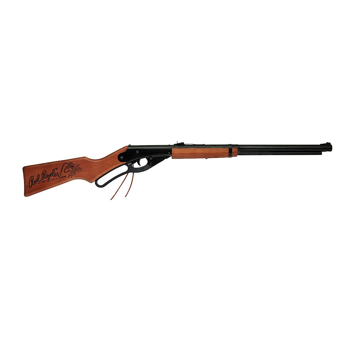 Daisy Outdoor Products Model 1938 Red Ryder BB Gun, Wood Grain, Overall length: 35.4 Inch and Air Venturi Steel BBS, 177 Cal, 5.1 Grains, Zinc-Plated, 2,500ct