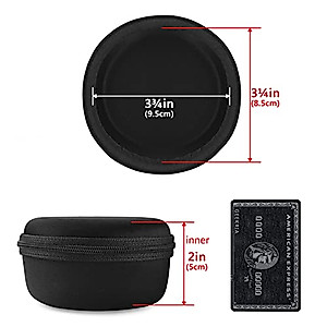 Geekria Shield Headphones Case Compatible with Koss Porta Pro PP Headphones Case, Replacement Hard Shell Travel Carrying Bag (Black)