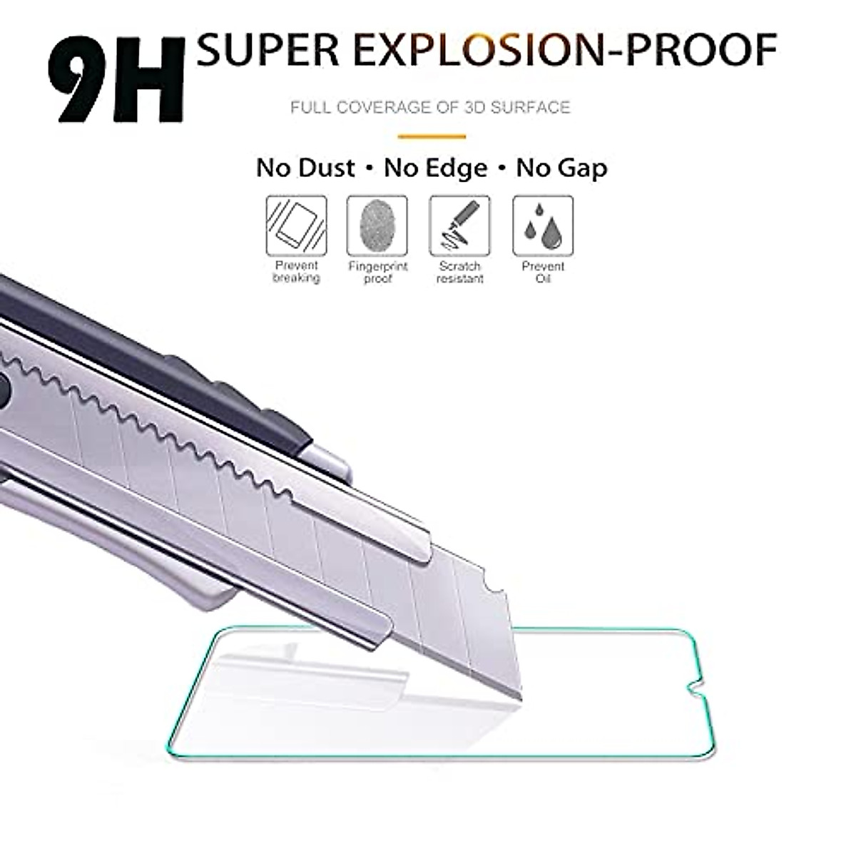 beukei (3 Pack) Compatible for Samsung Galaxy A32 5G Screen Protector Tempered Glass (Not Fit for Galaxy A32 4G), Touch Sensitive,Case Friendly, 9H Hardness