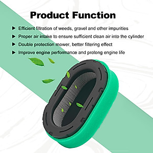 FHSJXR 32 083 09-S 32 883 09-S1 Air Filter for Kohler KT715 KT725 KT730 KT735 KT740 KT745 KT610 KT620 19HP-26HP Engine Cub Cadet XT1 XT2 Kohler 7000 series Lawn Mower Air Filter KH-32-883-09-S1