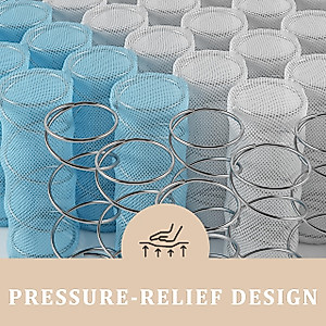 Sleepmax Hybrid Mattress Full Size 8 Inch - Luxury 6-Layer Ergonomic Mattress for Back Pain Relief - Motion Isolation & Edge Support - Fiberglass Free, CertiPUR-US Certified