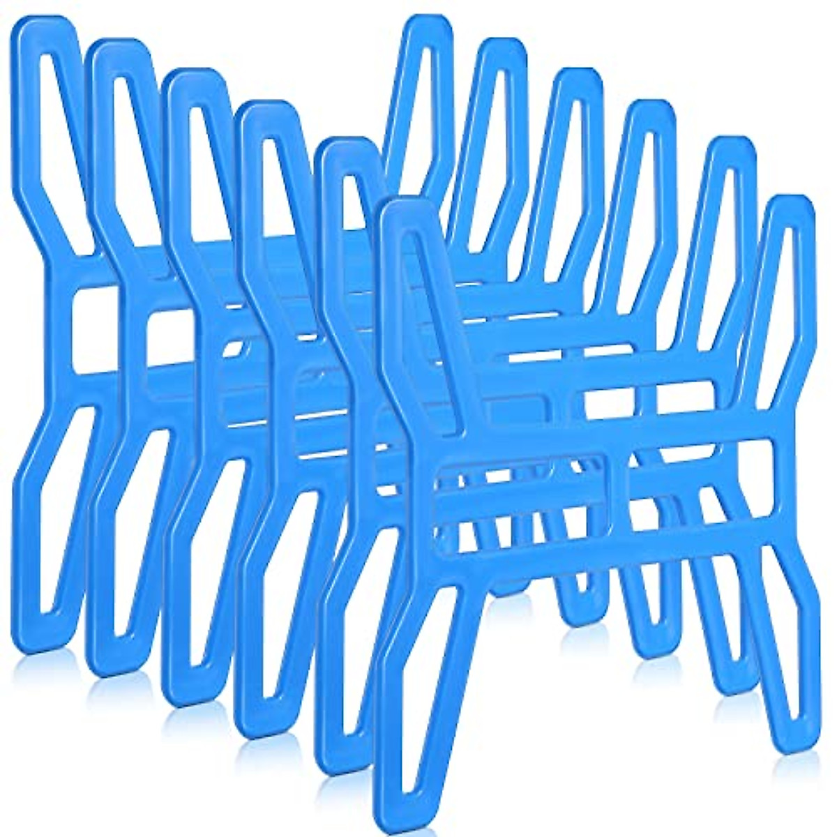 Christmas Lights Storage Holder All Purpose Light Cord Wind up Organizer and Holder for String Lights, Extension Cords, Rope (Blue, Set of 6)