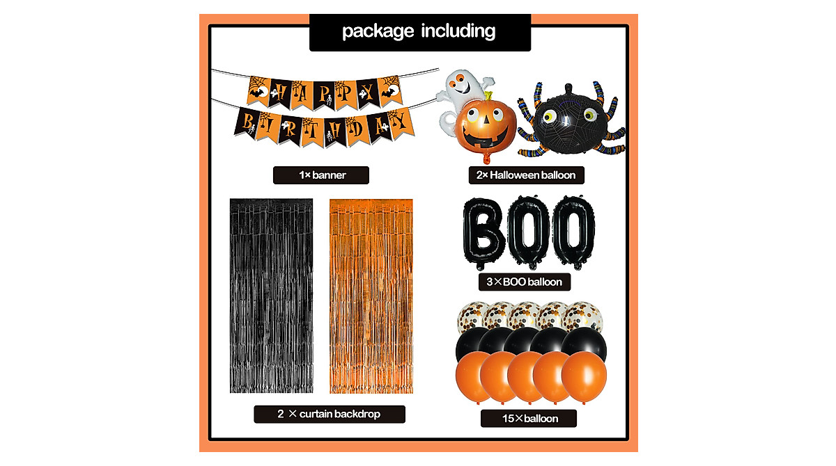 Halloween Birthday Party Decorations - Fun & Festive
