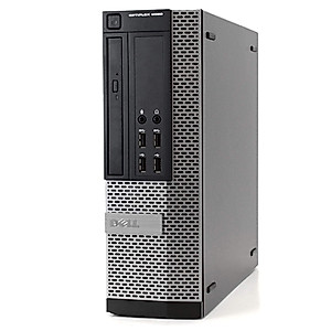 Dell Optiplex 9020 Desktop Computer PC, Intel Quad-Core i5, 500GB HDD Storage, 8GB DDR3 RAM, Windows 10 Pro, DVD, WiFi, 24in Monitor, Wireless Keyboard and Mouse (Renewed)