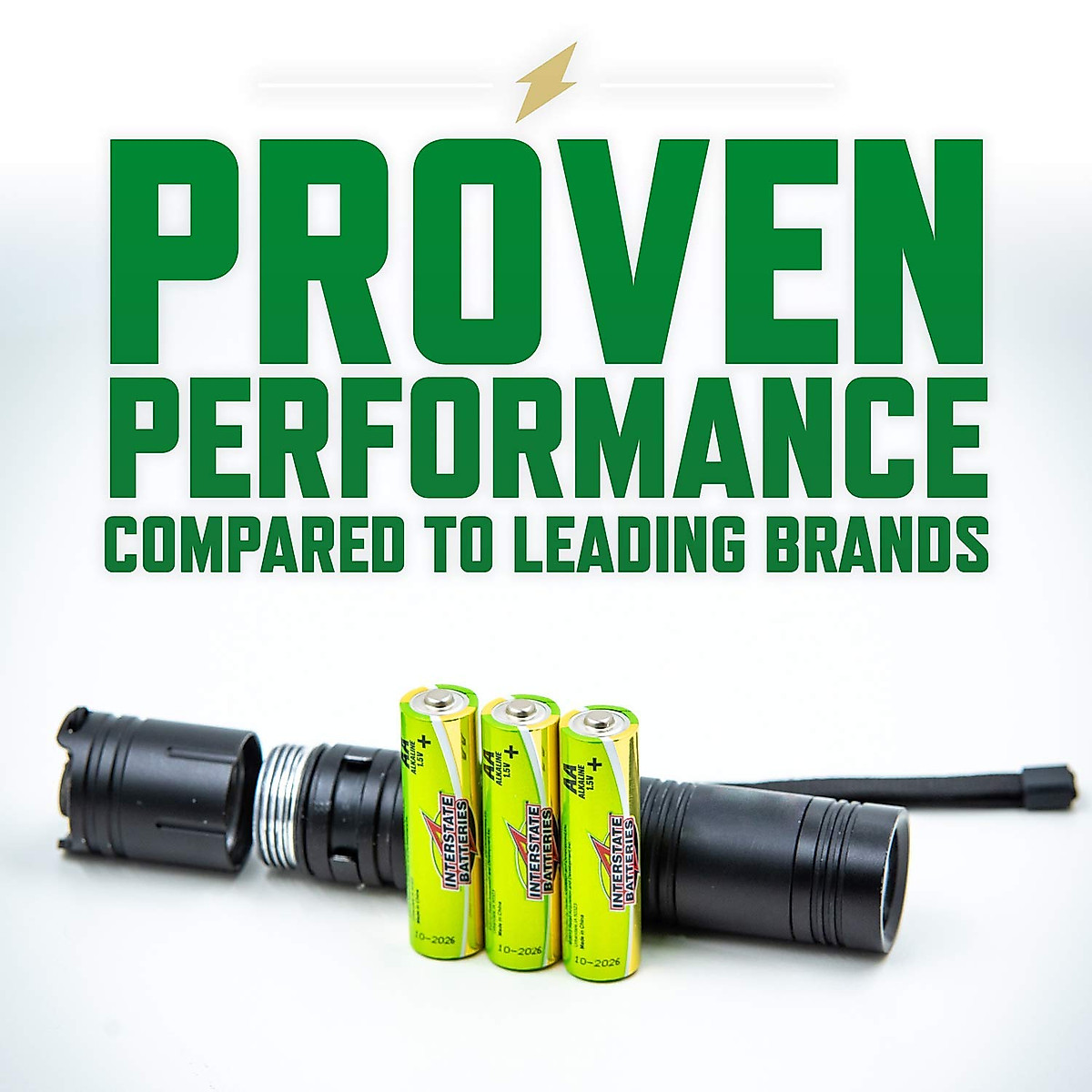 Interstate Batteries AA Alkaline Battery (48 Pack) All-Purpose 1.5V High Performance Battery - Workaholic (DRY7000)