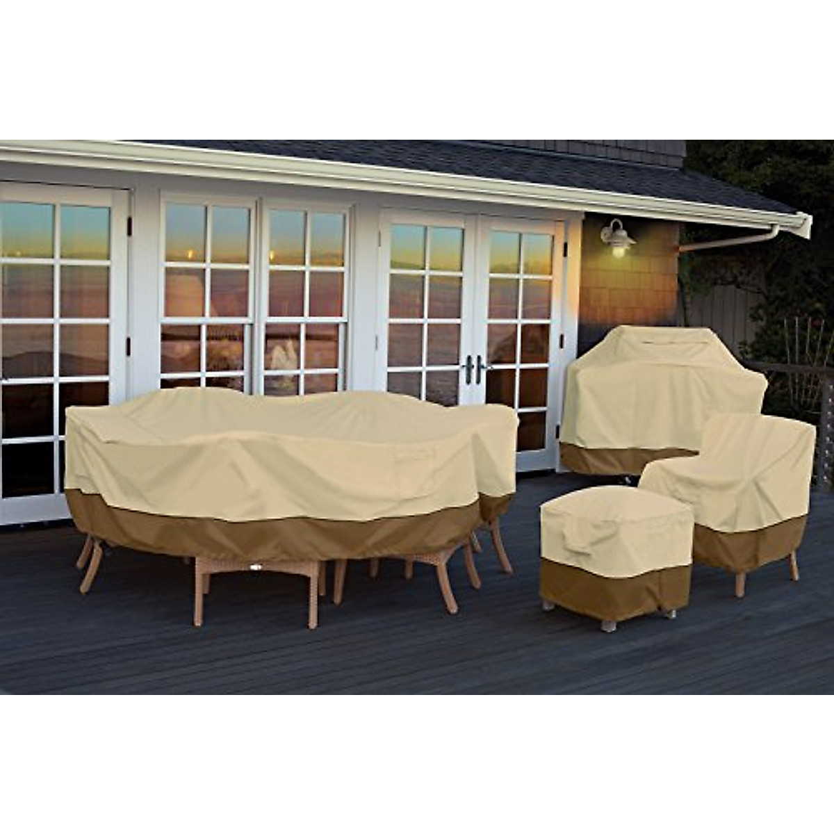 Classic Accessories Veranda Water-Resistant 88 Inch Patio Sofa/Loveseat Cover, Patio Furniture Covers