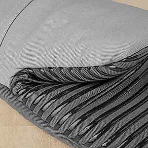 KitchenAid Beacon Two-Tone Non-Slip Oven Mitt Set, Cool Grey/Frost Grey, 5.75"x13", 2 Piece