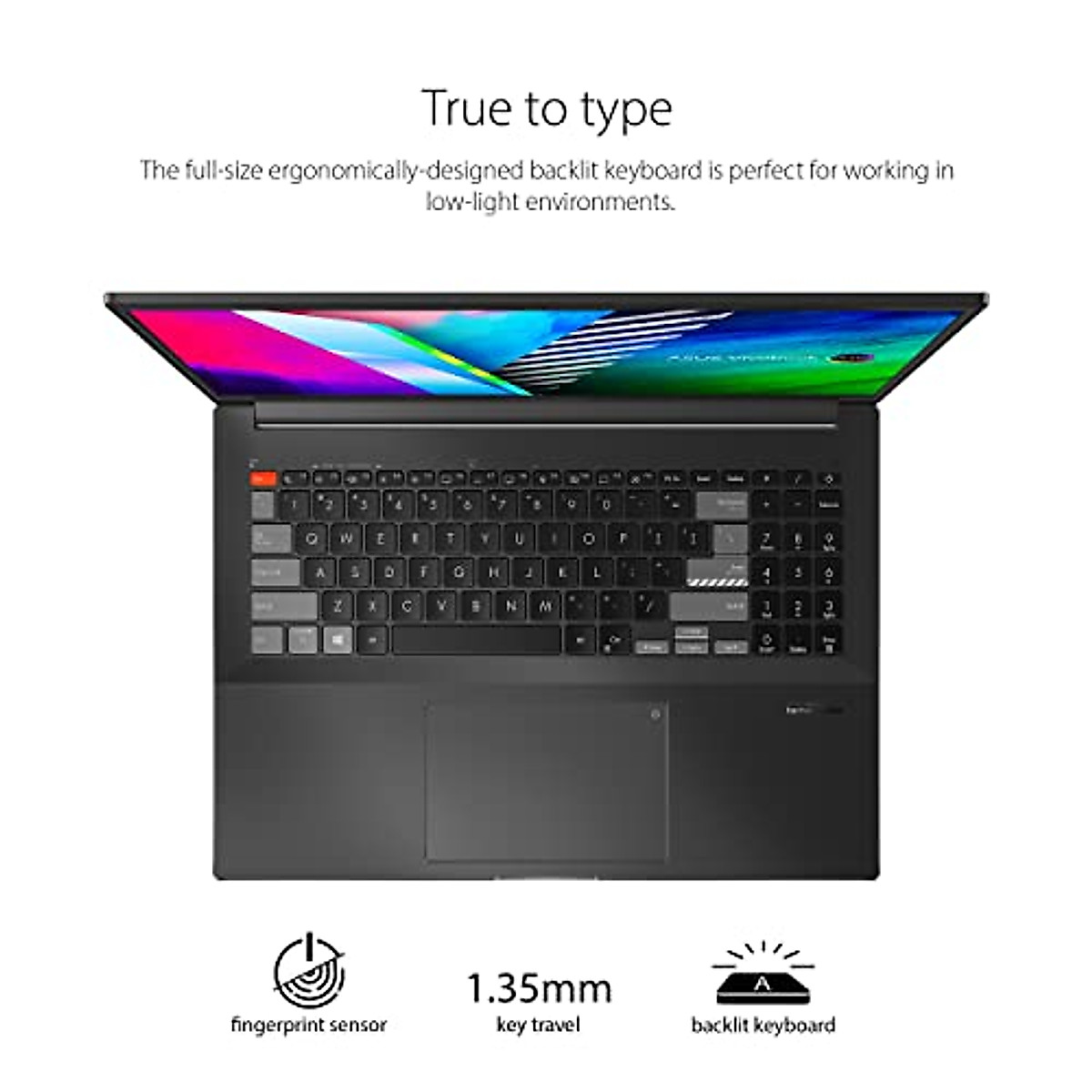 ASUS VivoBook Pro 16X OLED Slim Laptop, 16” 4K 16:10 Display, AMD Ryzen 7 6800H CPU, NVIDIA GeForce RTX 3050 Ti, 16GB RAM, 1TB SSD, Windows 11 Home, 0°Black, M7600RE-NB74