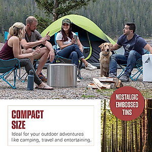 Coleman Scented Outdoor Citronella Candle with Wooden Crackle Wick - 6 oz