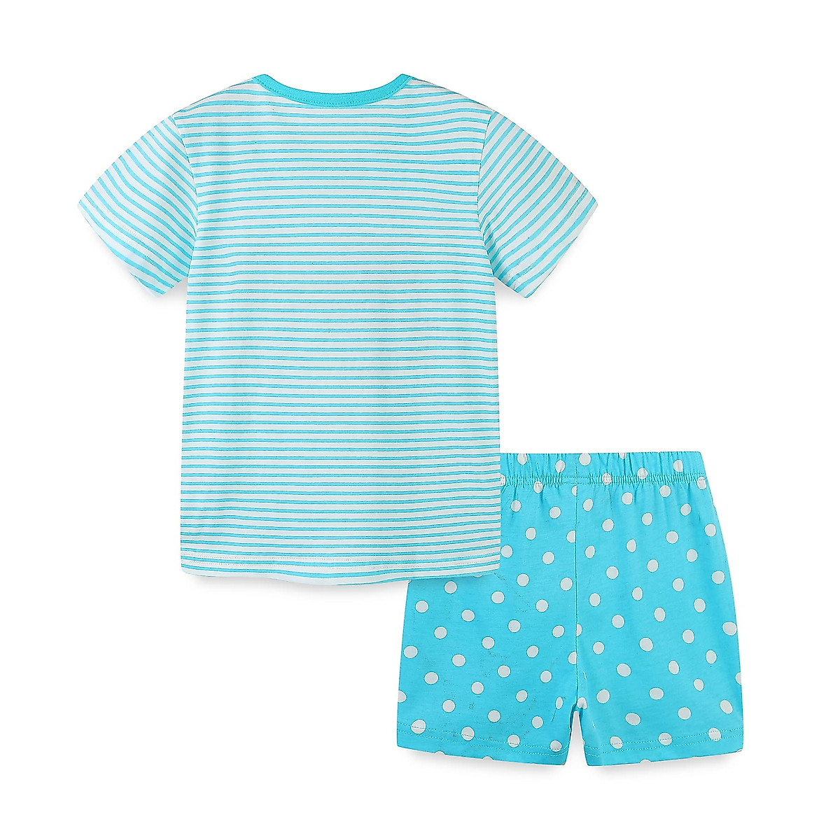 Baby Girls Summer Clothes,Cotton Watermelon Short Sleeve T-shirt and Shorts Outfit Set Raspberry 2t