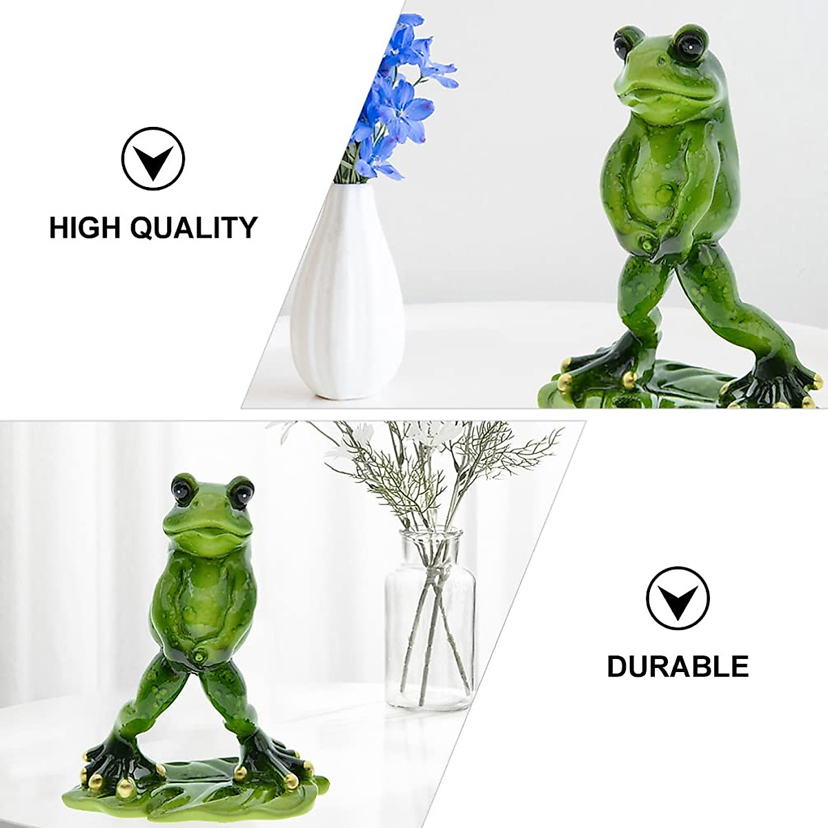 Peeing Frog Statue Resin Figurine Frog Figurine Decor Decorative 3D Creative Statues Animal Statue for Home Desk Garden Decor Ornament