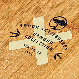 Arbor Pilsner Bamboo Collective Series Cruiser Skateboard Bundled with Swell Skate Tool + Crate White Shark Sticker…