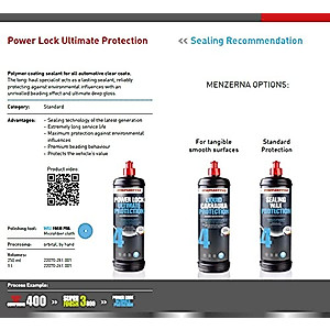 Menzerna Power Lock 8 oz Sealant -Polymer sealant for all automotive clear coats