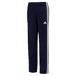 adidas boys Active Sports Athletic Tricot Jogger Track Pants, Navy, Small US