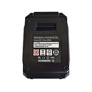 aunstarwei 20V 3.0Ah Lithium-Ion Battery Compatible with KIMO 20V Drill Driver, Leaf Blower, Angle Grinder, Reciprocating Saw, Oscillating Tool, Brad Nailer