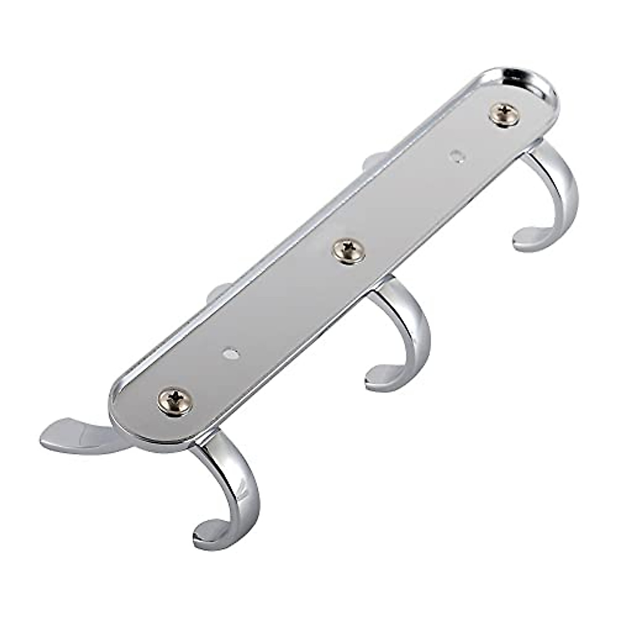 JOMOO 8 Inch Coat Hooks Towel Clothes Backpack Hat Rack Robe Jacket Bathrobe Scarf Hanger Multifunctional Towel Stand Chrome