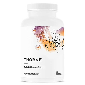 Thorne Glutathione-SR - Sustained-Release Glutathione for Antioxidant Support - 60 Capsules