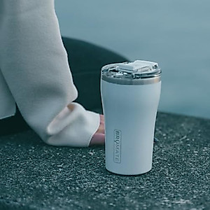 Blue Mate NAV Mini Vacuum Insulated Tumbler with Lid, Matte Navy Stainless Steel Vacuum Insulated Construction Keeps Cold and Cold for Long Times, Prevents Spilling Even When Collapsed, Designed To