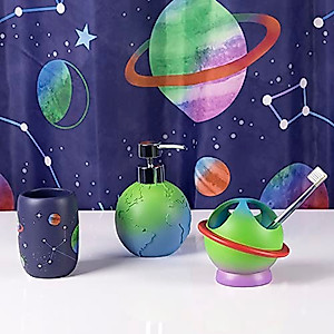 Allure Home Creation Starry Night 3-Piece Bathroom Accessory Set