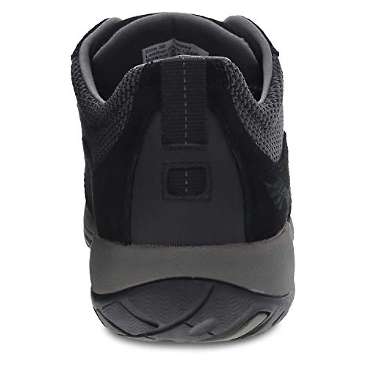 Dansko Paisley Waterproof Outdoor Sneakers for Women – Comfortable, Breathable Walking Shoes with Arch Support – Stain Resistant Sneakers with Slip-Resistant Rubber Outsole Black/Black 8.5-9 Wide US