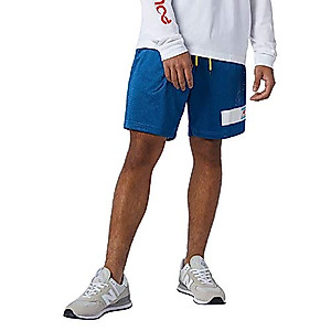 New Balance Men's NB Essentials Mesh Short, Captain Blue , Small