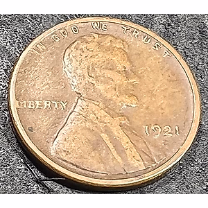 1921 S Lincoln Wheat Penny Cent Seller Fine