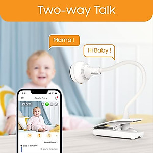 Chillax Giraffe Pro Smart Baby Monitor – WiFi Baby Monitor with Full HD 1080p Camera and 4.3” Video Parent Unit, Privacy Protection Switch, Auto Dimming LED, Gooseneck, 2-Way Audio, Night Vision