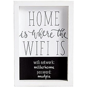 Mud Pie WiFi Home Decor Plaque