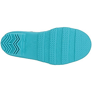 Kamik unisex-child Raindrops, navy/teal, 3 M US Little Kid