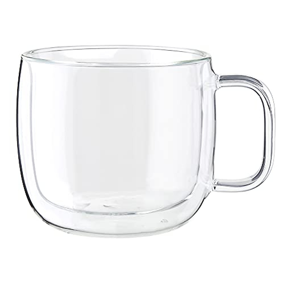 ZWILLING J.A. Henckels Cappuccino Glass Mug Set, Clear