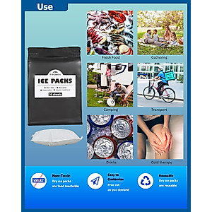 Friomex Dry Ice Packs - Ideal for Shipping Perishables and Drinks | Styrofoam Cooler Compatible | Includes Dry Ice Pellets | Keep Items Safe During Shipping | Hielo Seco