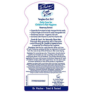 Dr. Fischer Kids & Baby Hair Detangler Spray and 2 in 1 Shampoo and Conditioner