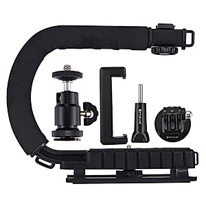 Hemobllo U-Shaped Portable C-Frame Set Camera Equipment U Shape Camera Mount Handle Grip Video Action Stabilizing Vlogging Video Stabilizer Gimbal Camera Mount Cell Phone Metal Low Frame