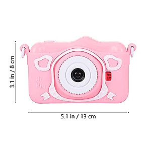 FARUTA Children Pink Cute Cartoon Digital Camera Toy High Definition Camera Kids Gift