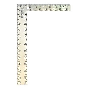 IRWIN Tools Carpenter Square, Steel, 8-Inch by 12-Inch (1794462) , Silver