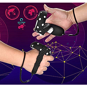 XIAOGE Controller Accessories for Oculus Quest 2 with Face Cover Combo, VR Headset Accessory Sweatproof Anti Collision