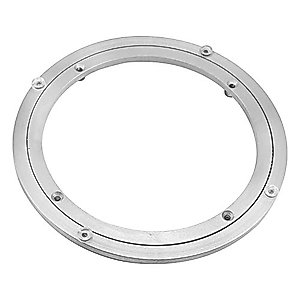Aluminium Alloy Turntable Bearing, Heavy Duty Swivel Turntable Lazy Susan Rotating Bearing Turntable Round Dining Table Smooth Swivel Plate Hardware, 10''