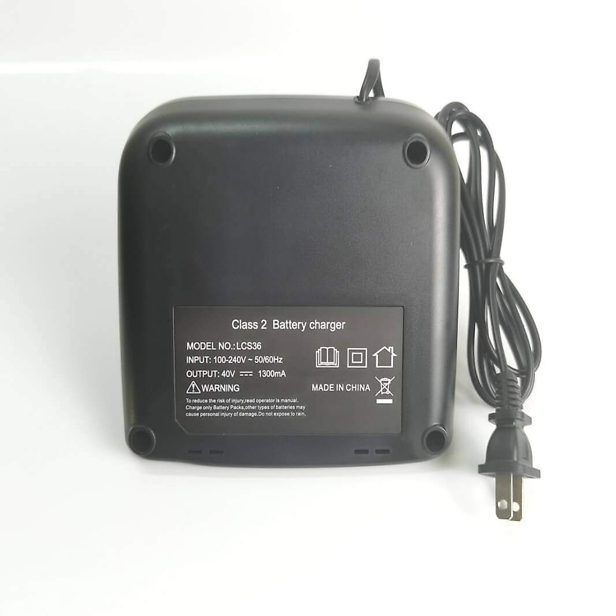 ANOITD 40V MAX Battery Fast Charger LCS40 LCS36 Replacement for Black and Decker 36V 40V Max Lithium Ion Tool Battery LBXR36 LST540 LBX2040 LCS1240 LBX1540 Compatible with Black Decker 40 Volt Charger