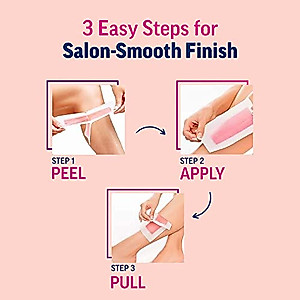 Veet Full Body Waxing Kit for Sensitive Skin - 20 Strips (Pack of 2)