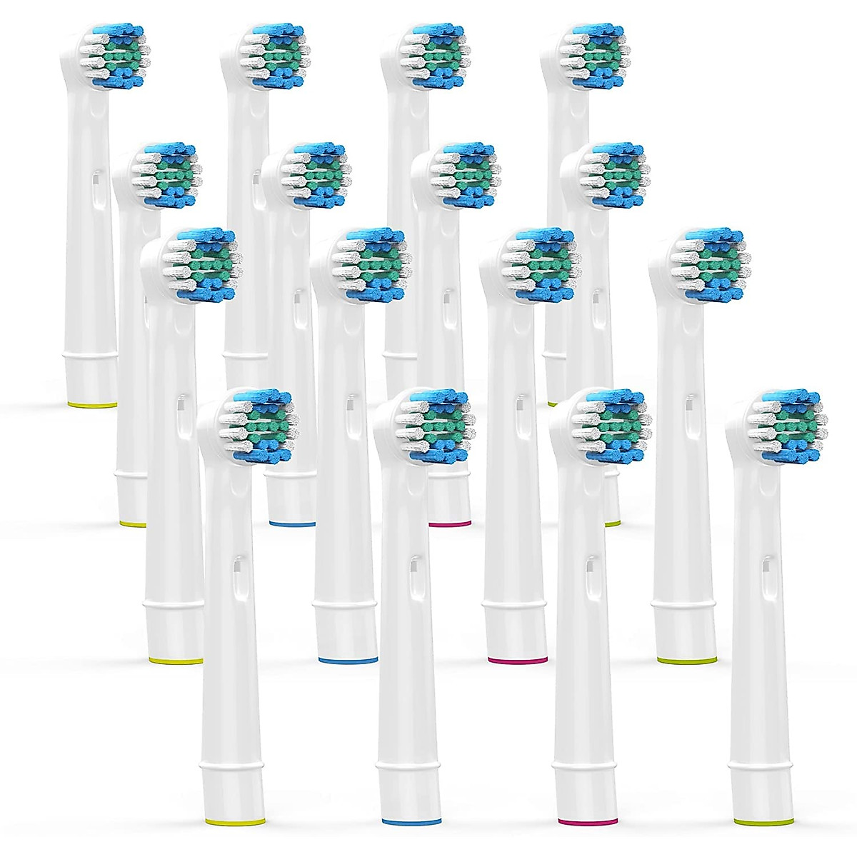 WyFun Replacement Brush Heads for Oral B Electric Toothbrush Precision,Floss, Pro White, Sensitive Gum Care Cross,Sensi,Whitening,16 Count