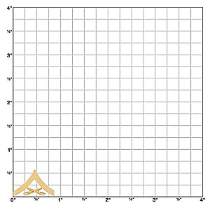 United States Marine Corps (USMC) chevron LCPL Lance Corporal E-3 satin gold