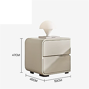 HIGOH Bedside Table Desk Bedside Table Modern Bedside Table Furniture Minimalism (Color : Left)